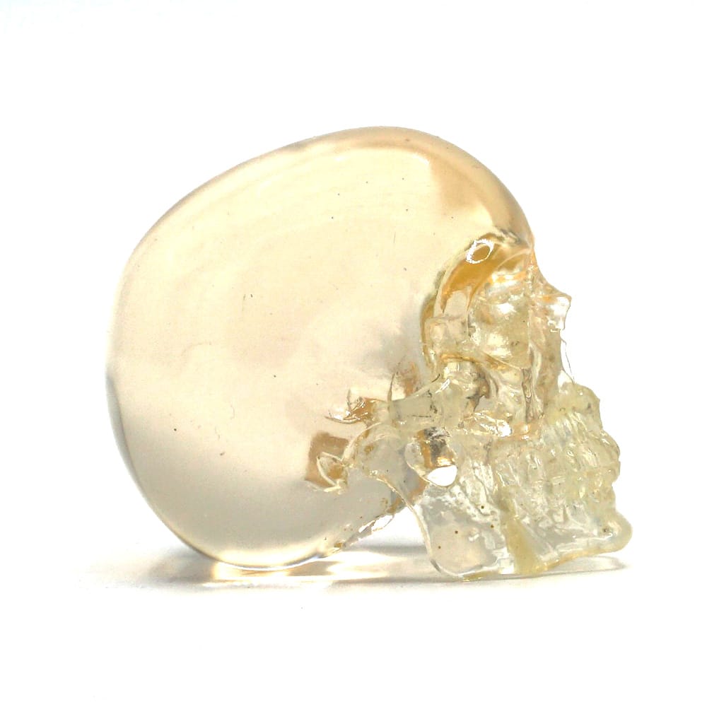 MINI RESIN SKULL - TRANSPARENT CLEAR – Skull-Bali